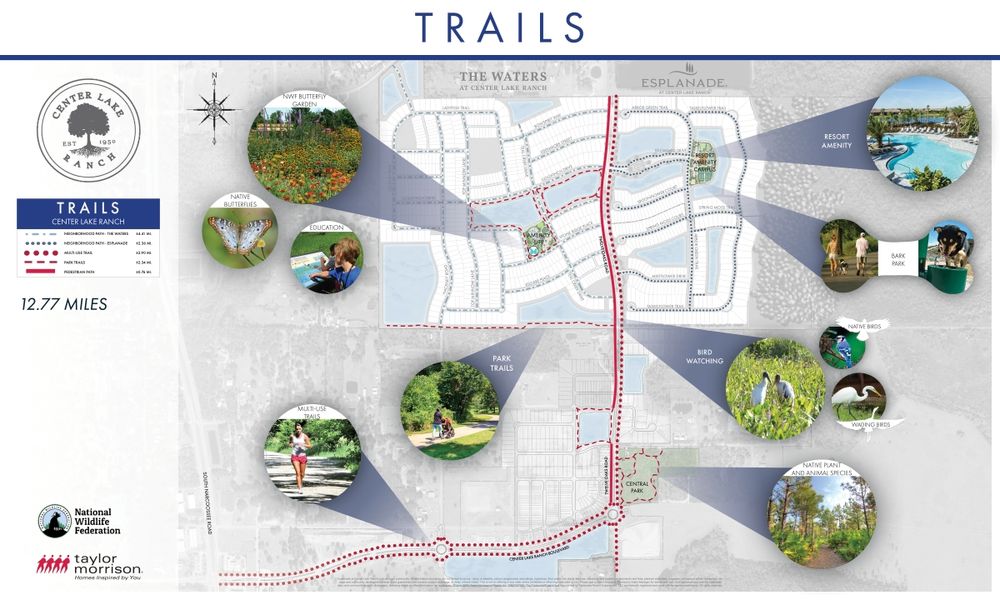 St Cloud, Florida Homes for Sale at Esplanade at Center Lake Ranch ...