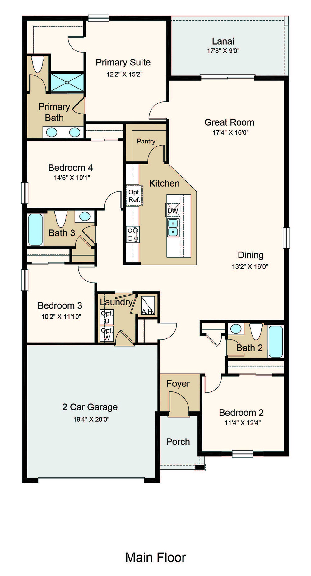 Firethorn Magnolia Floor Plan