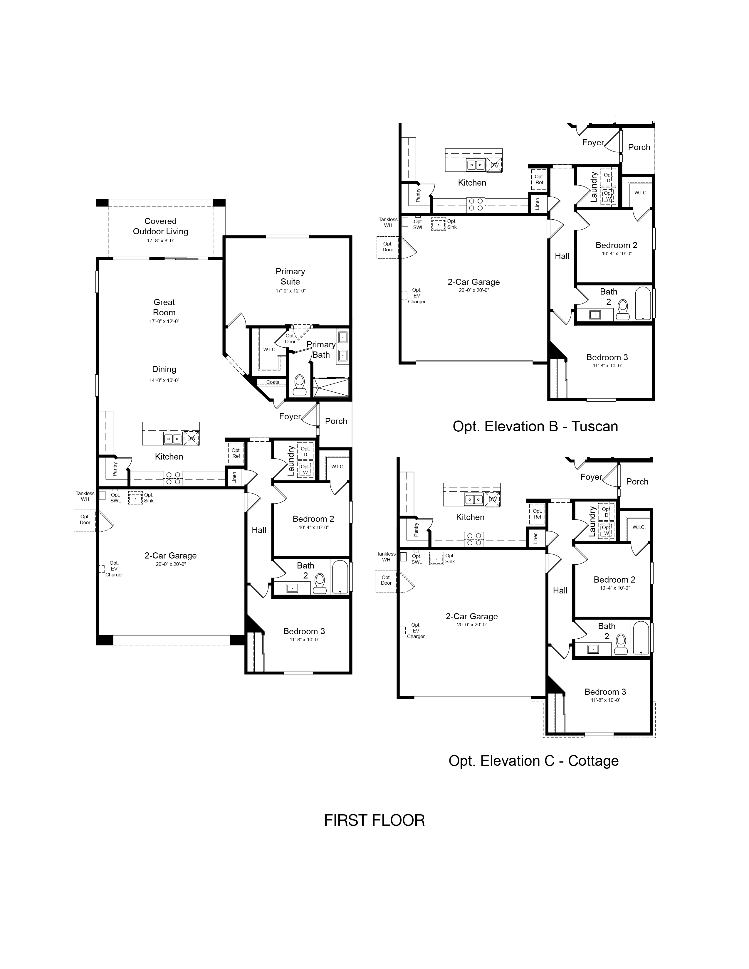 Plan 35-1 at Parkside Rio Vista Collection in Avondale, AZ - Taylor ...